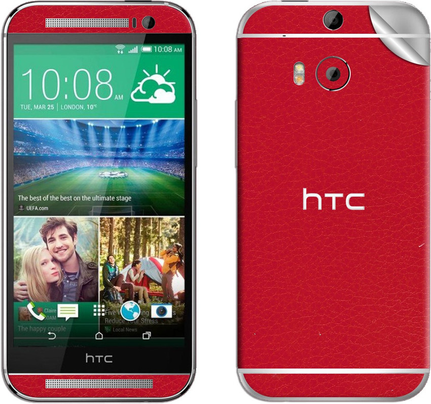 Htc One Leather Skin