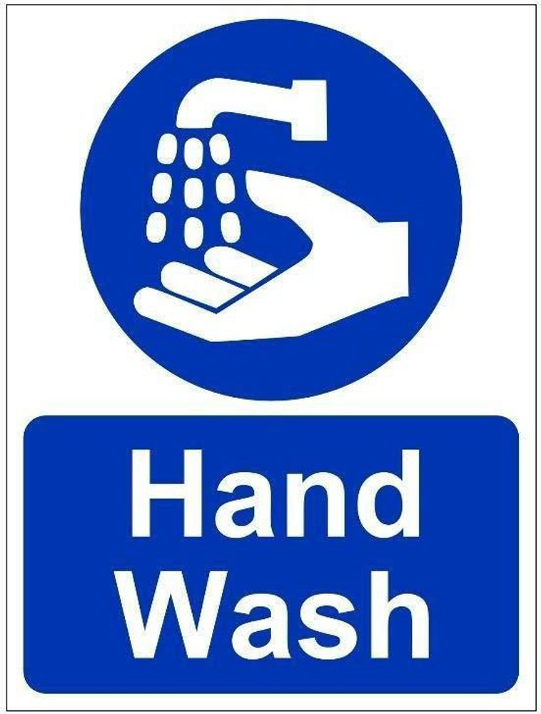 Wash Hands Sign