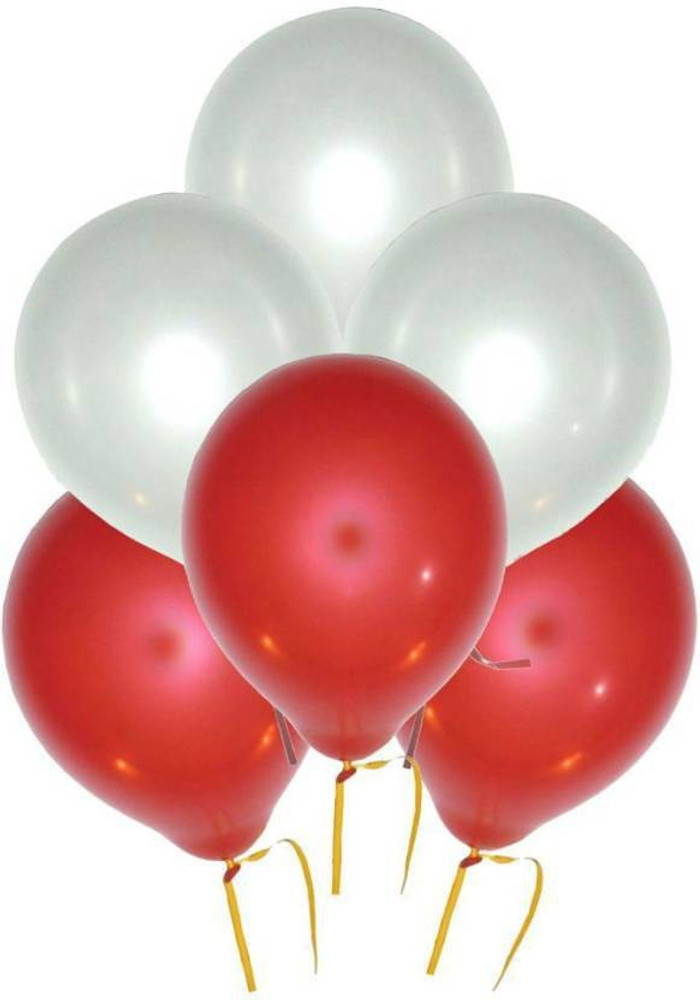 Red And White Balloons Png