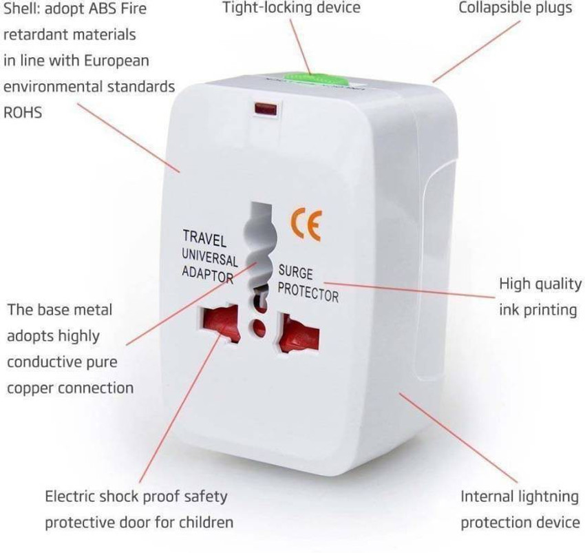 International Plug Chart For Power Cords IEC (Type C13) Mains Power