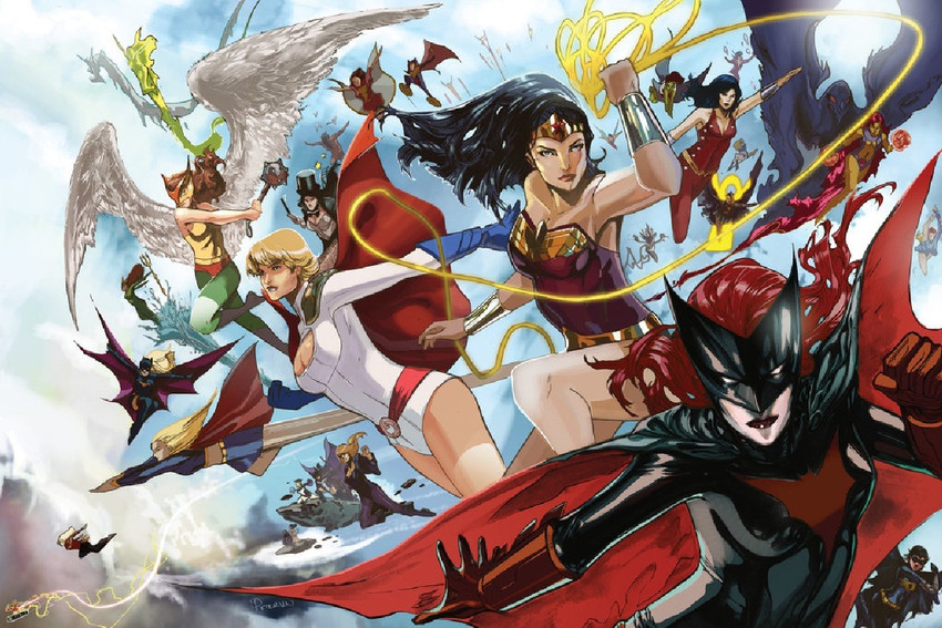 Batgirl And Powergirl
