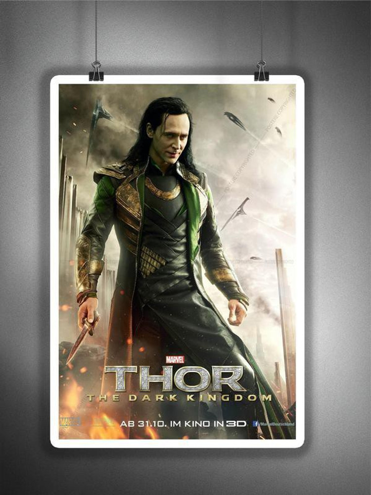 Thor The Dark World Loki Poster