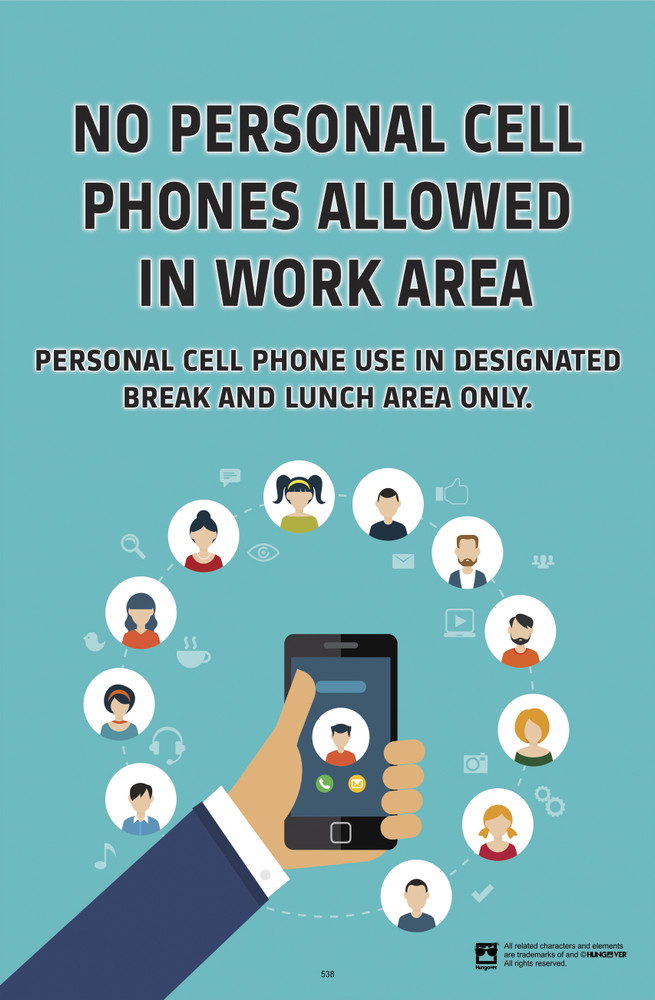 No Cell Phone In Office