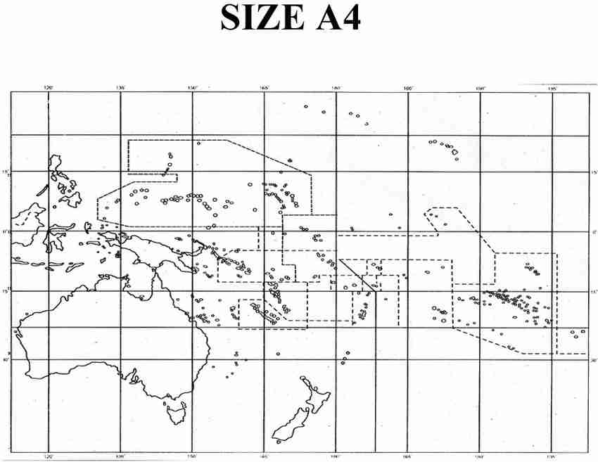 Oceania Blank Map Blank Map Of Australasia (Oceania) With Country