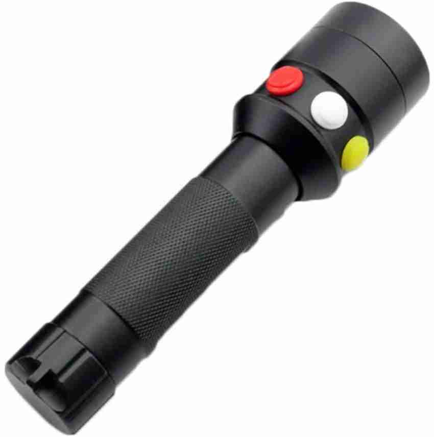 Tri colour torch for railway store