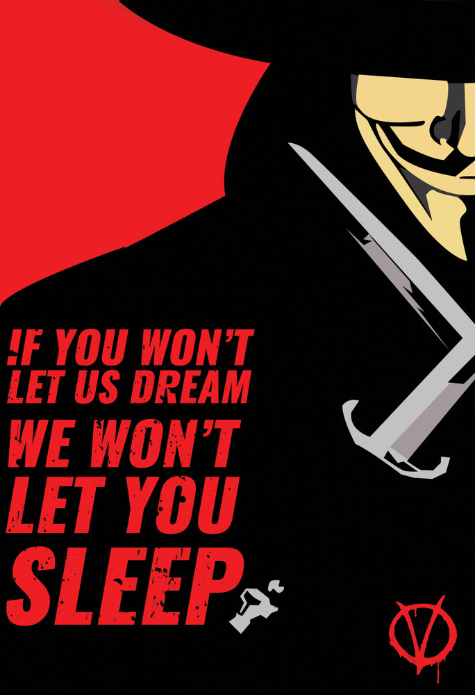 V For Vendetta Poster Quote