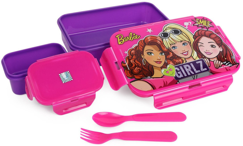 Barbie Children's Student Compartment Sealed Fruit Food Box, 52% OFF