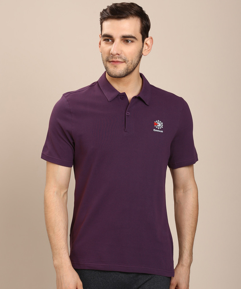 Reebok polo shirts mens purple store