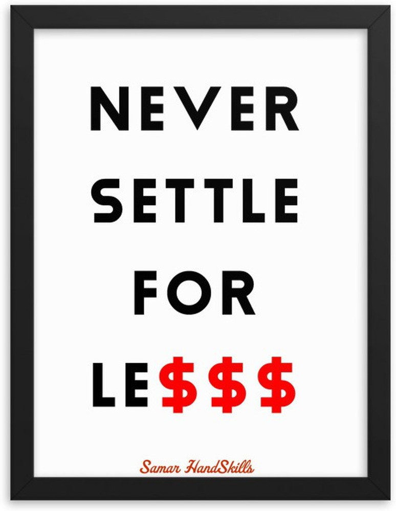 Never Settle Logo