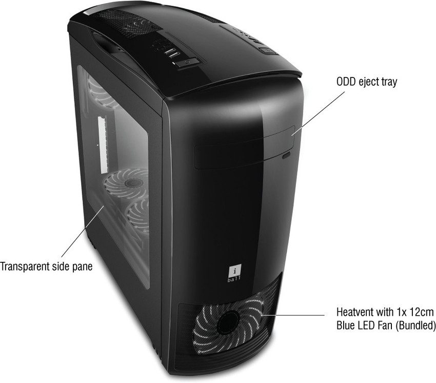 Iball Computer Desktop Pc Cabinet With Smps | Cabinets Matttroy