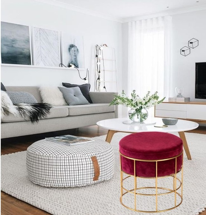 Psygn Metal Pouf Price in India Buy Psygn Metal Pouf online at Flipkart