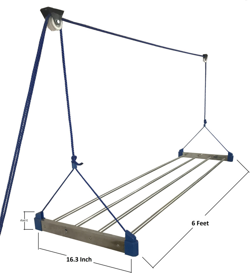 Ceiling Mounted Pulley System Cloth Dryer | Shelly Lighting