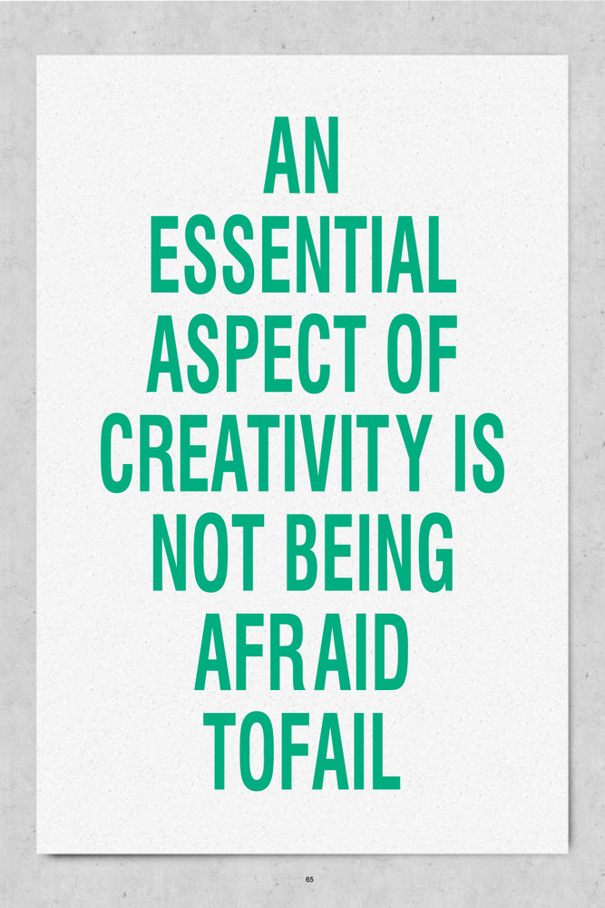 An Essential Aspect Of Creativity Poster