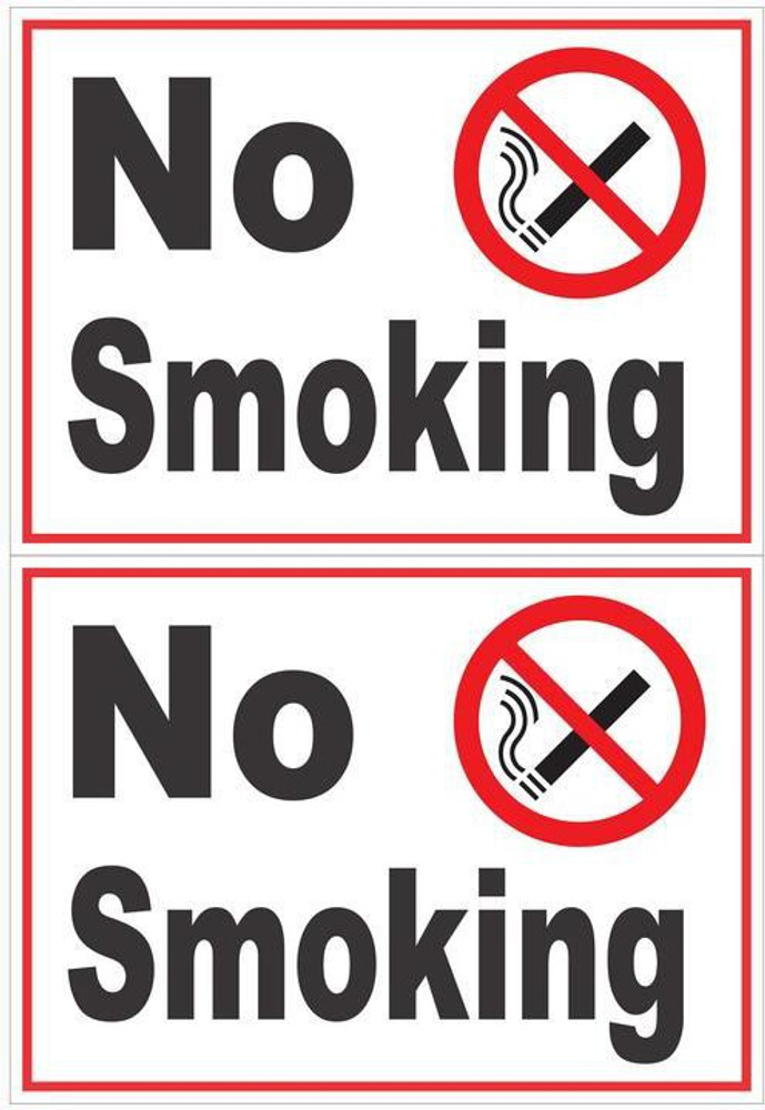 A4 No Smoking Signs To Print