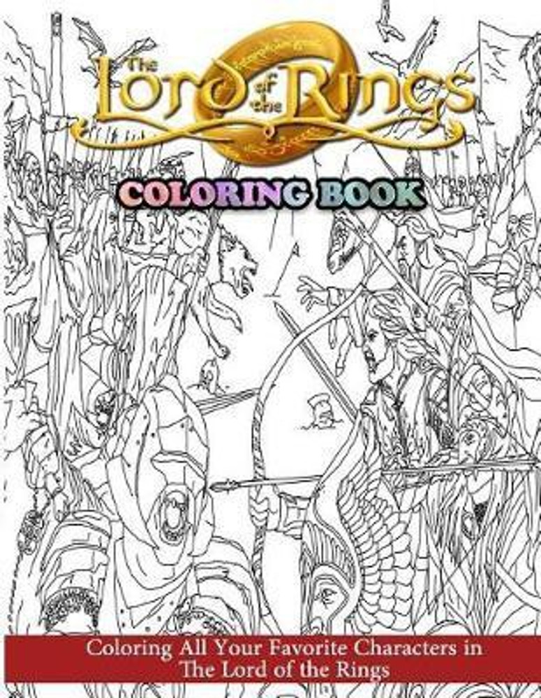 the lord of the rings coloring pages