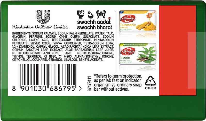 Lifebuoy Soap Ingredients