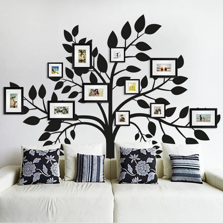 Large Family Tree Wall Stencil
