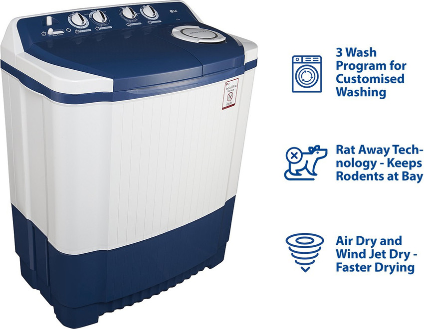 LG 7 kg Semi Automatic Top Load Washing Machine Blue
