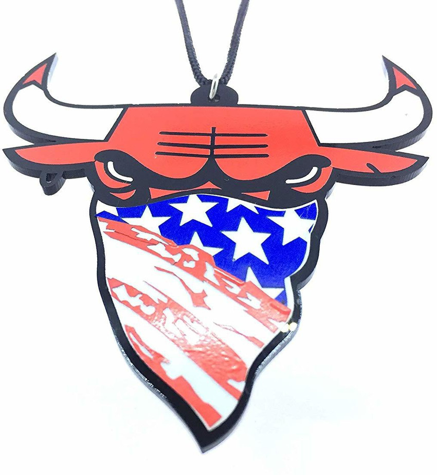 Chicago Bulls Logo With Bandana