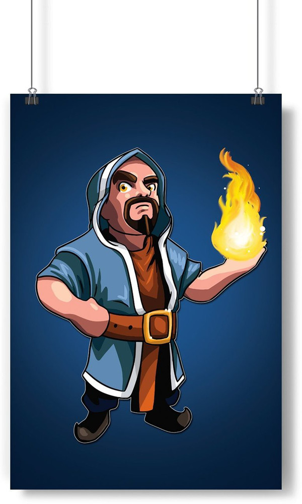 Wizard Clash Of Clans Drawing
