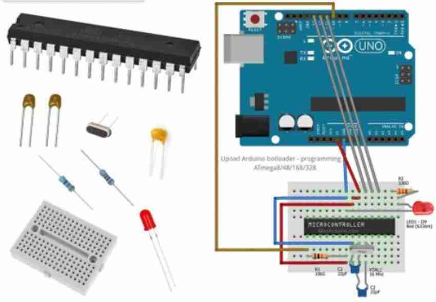 Burn Bootloader On ATMEGA328 Using Arduino Uno Soldering, 58% OFF