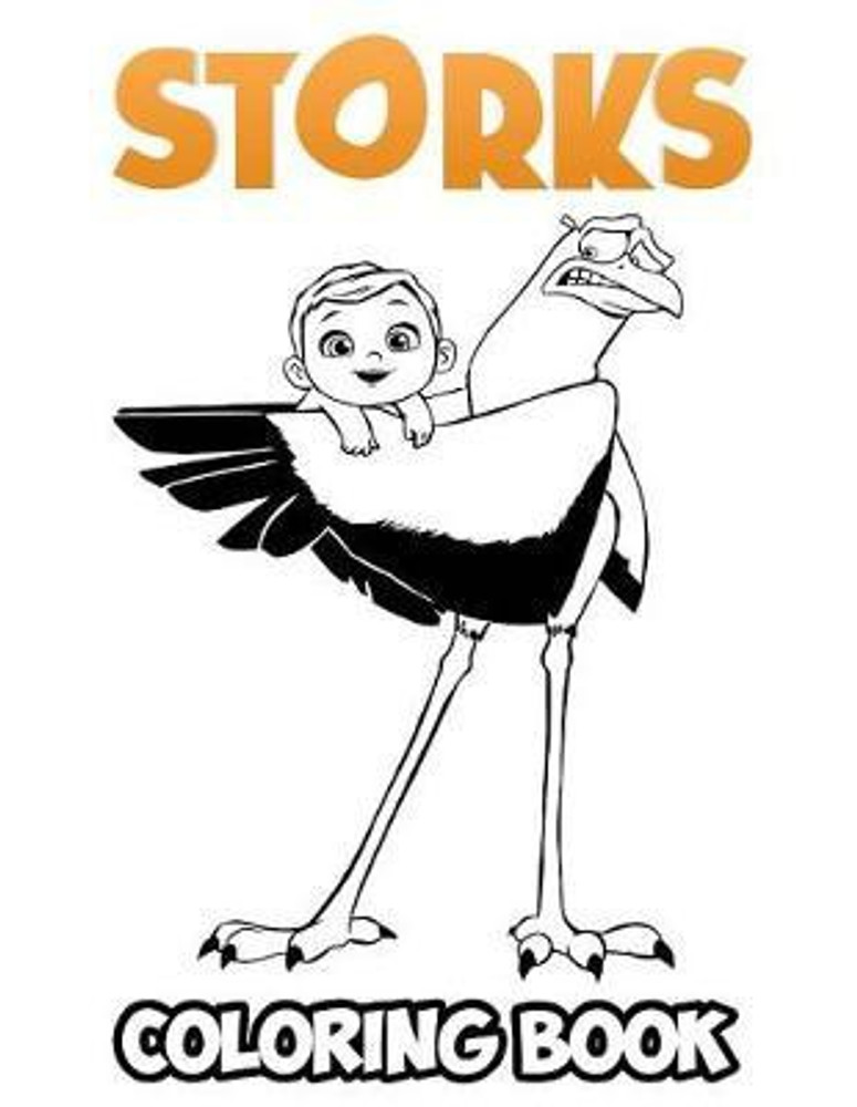 storks coloring pages