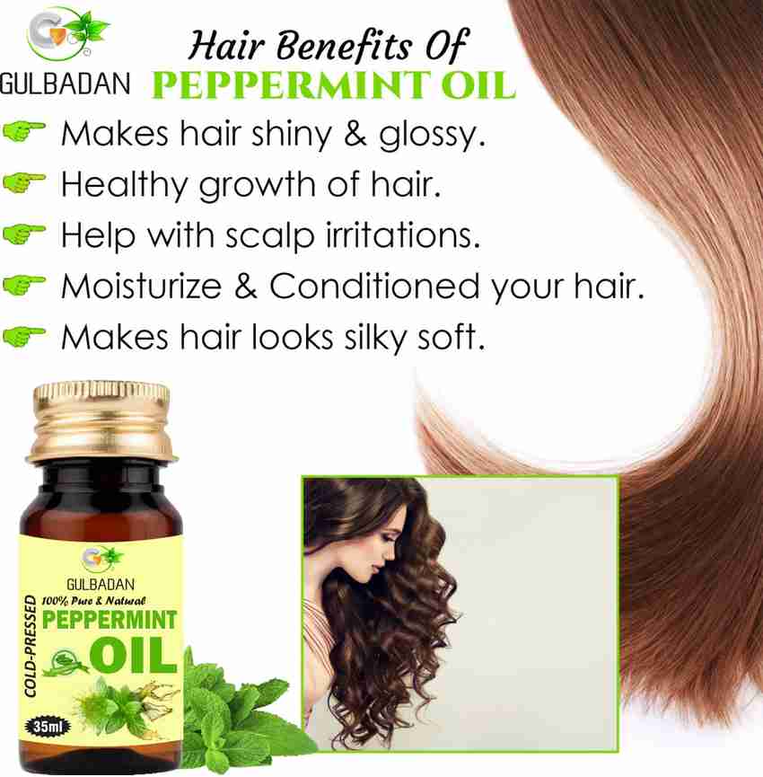 GULBADAN Peppermint Essential Oil 35ML 100 Pure Natural Therapeutic Grade For Aromatherapy Hair Oil Price in India Buy GULBADAN Peppermint Essential Oil 35ML 100 Pure Natural Therapeutic Grade For