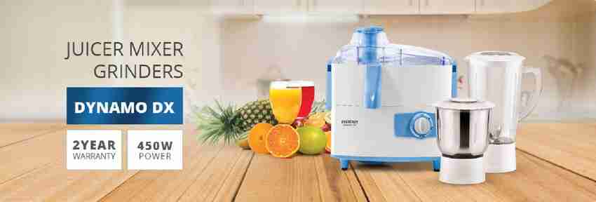 EVEREADY DYNAMO 450 W Juicer Mixer Grinder