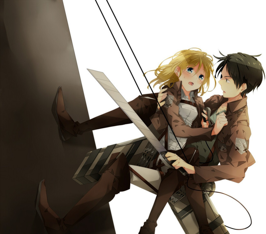 Attack On Titan Historia And Eren