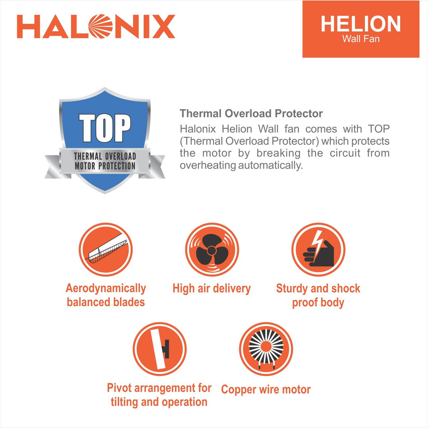 Inverter Wall Fan Halonix