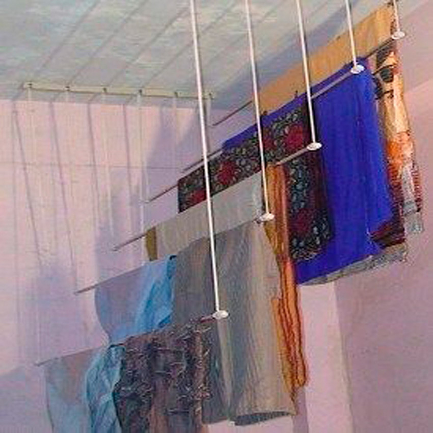 Ceiling Mounted Clothes Drying Rack India | Shelly Lighting
