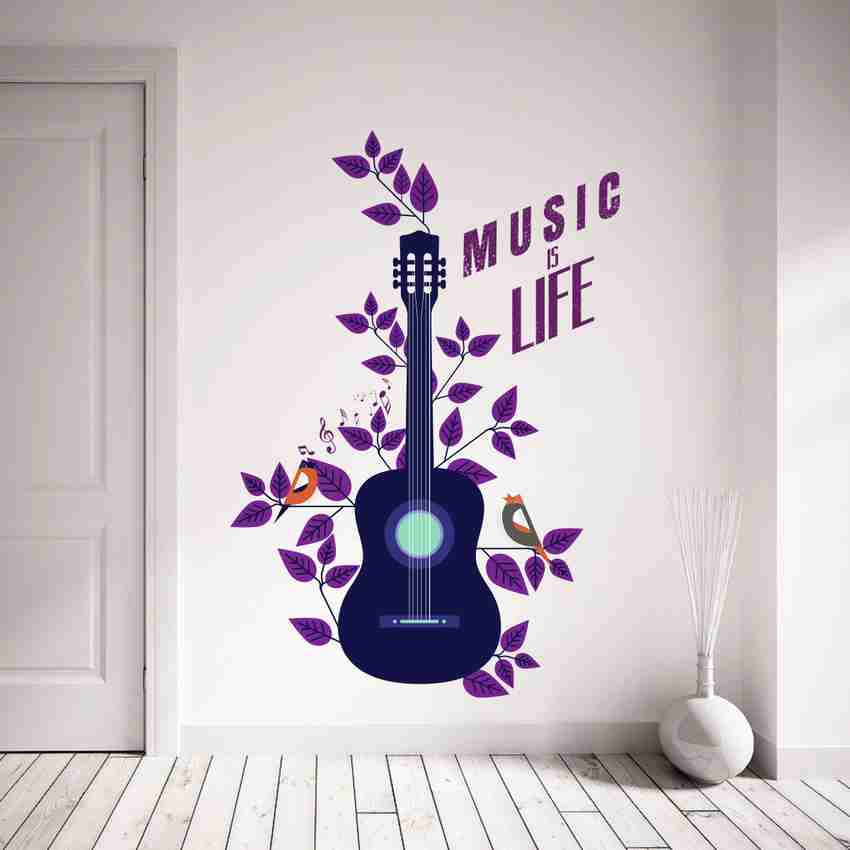Guitar wall painting store