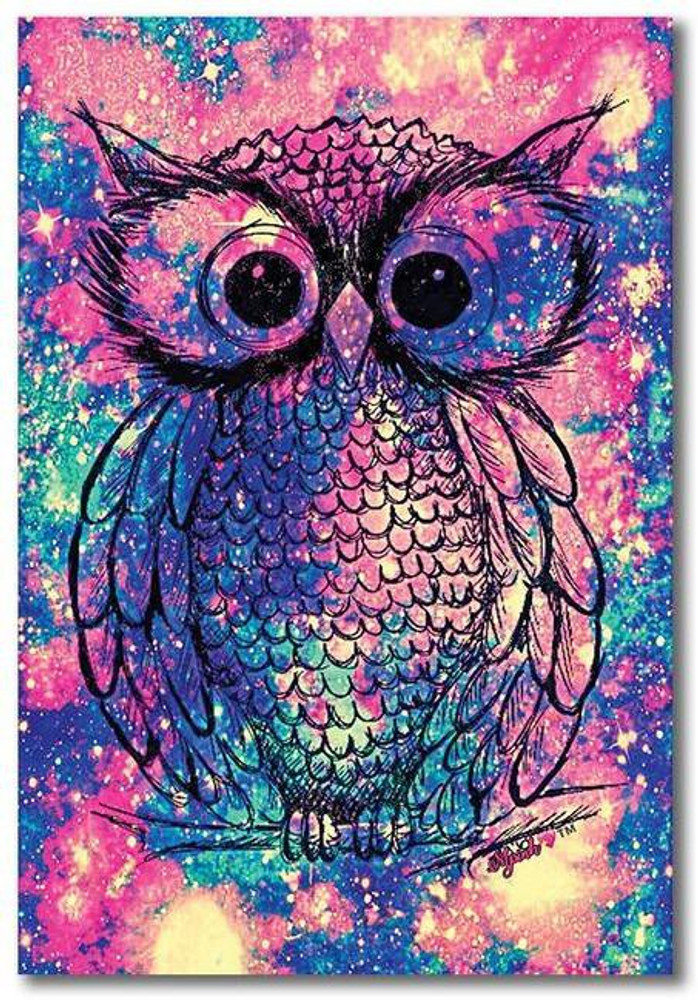 Abstract Owl Artwork