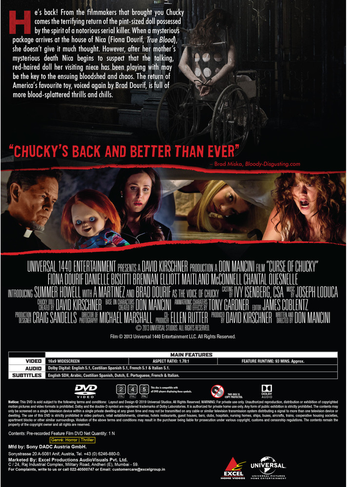 Curse Of Chucky Dvd Film Curse Of Chucky (DVD) INFLUX Magazine