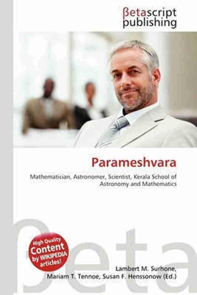 Parameshvara Mathematician