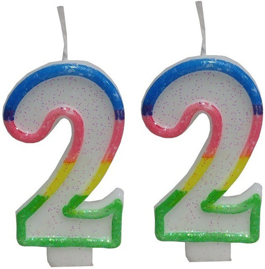 22nd Birthday Candles