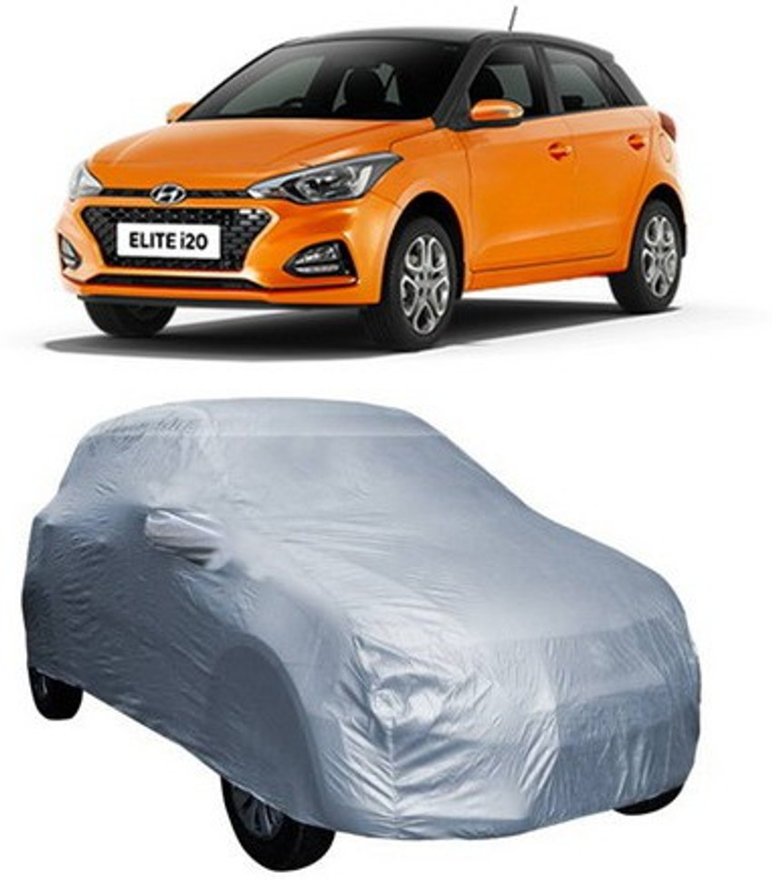 HDSERVICES Car Cover For Hyundai Elite i20 With Mirror Pockets Price in India Buy HDSERVICES Car Cover For Hyundai Elite i20 With Mirror Pockets online at Flipkart