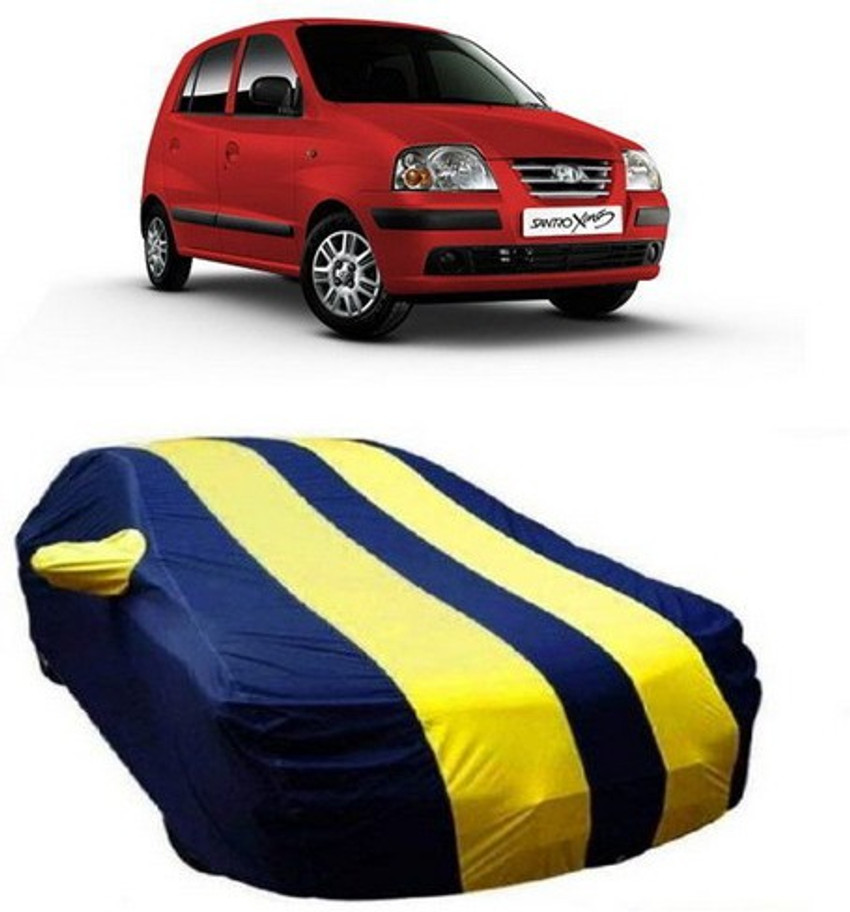 HDSERVICES Car Cover For Hyundai Santro Xing With Mirror Pockets Price in India Buy HDSERVICES Car Cover For Hyundai Santro Xing With Mirror Pockets online at Flipkart