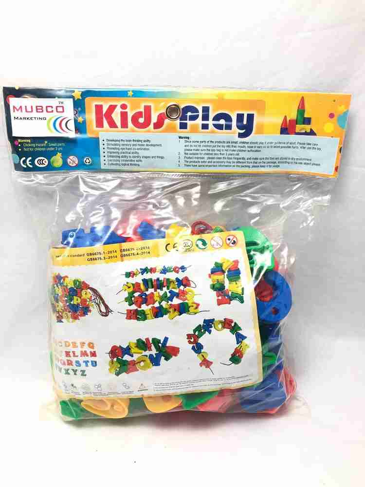 Plastic Blocks String Along