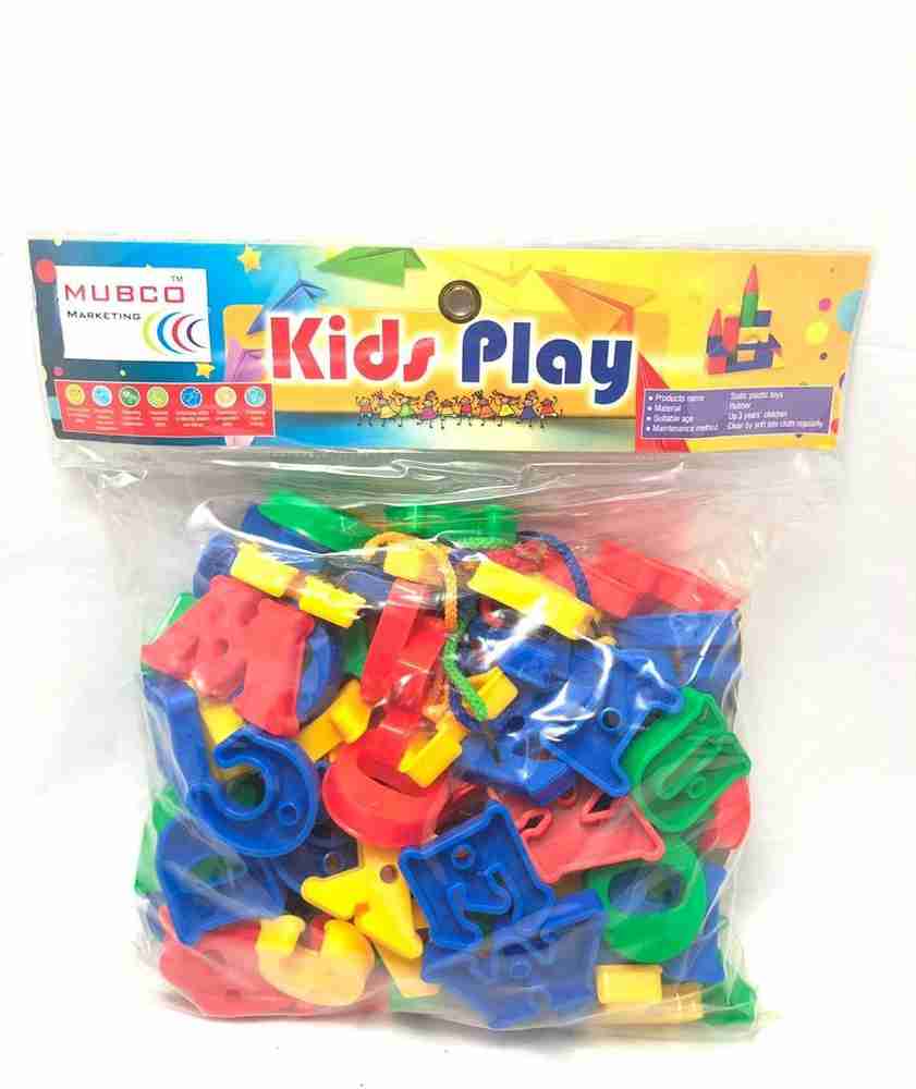 Plastic Blocks String Along