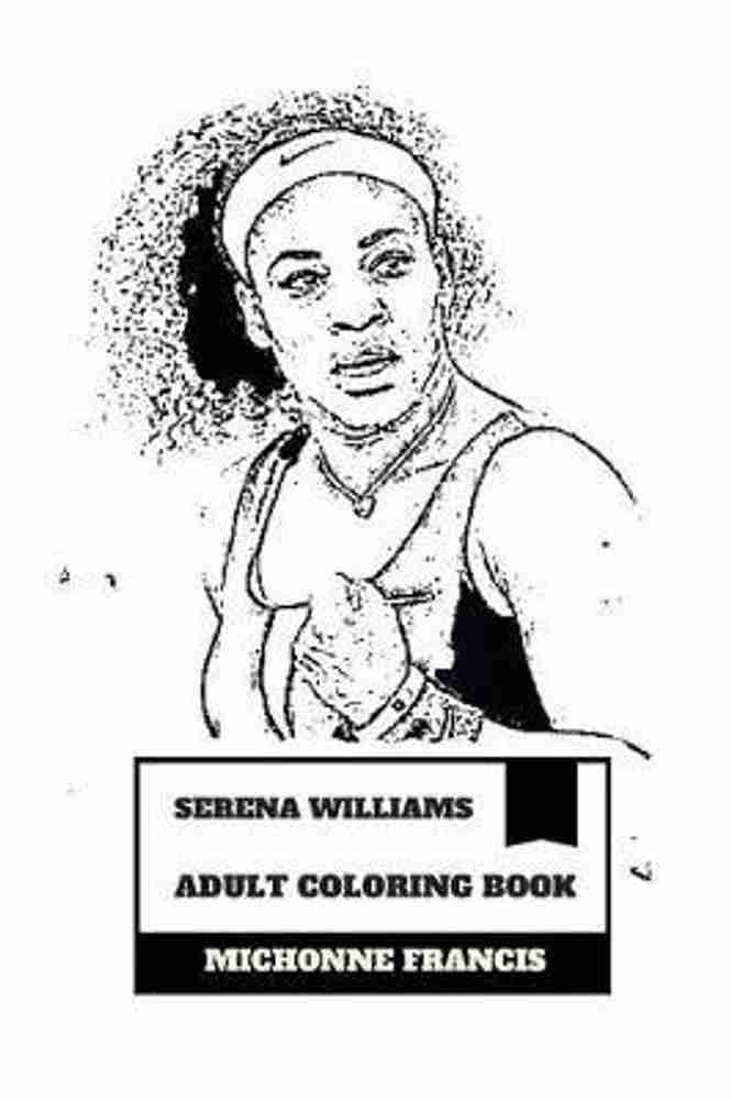 serena williams coloring pages