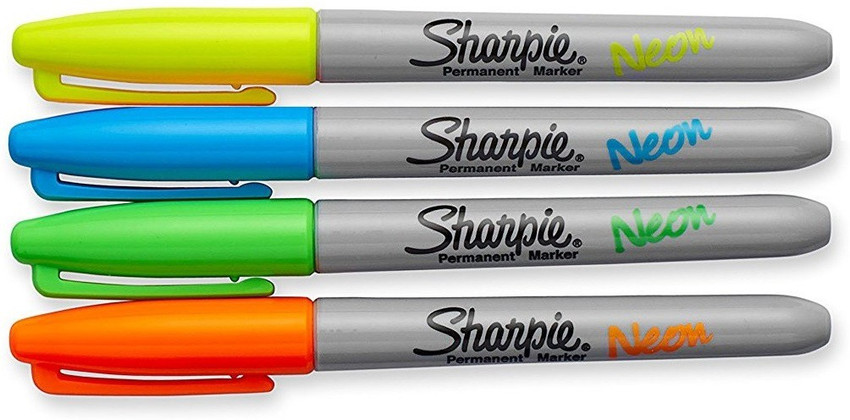 Flipkart Sharpie Fine Point Permanent Markers Fluorescent Under Black Light Fluorescent