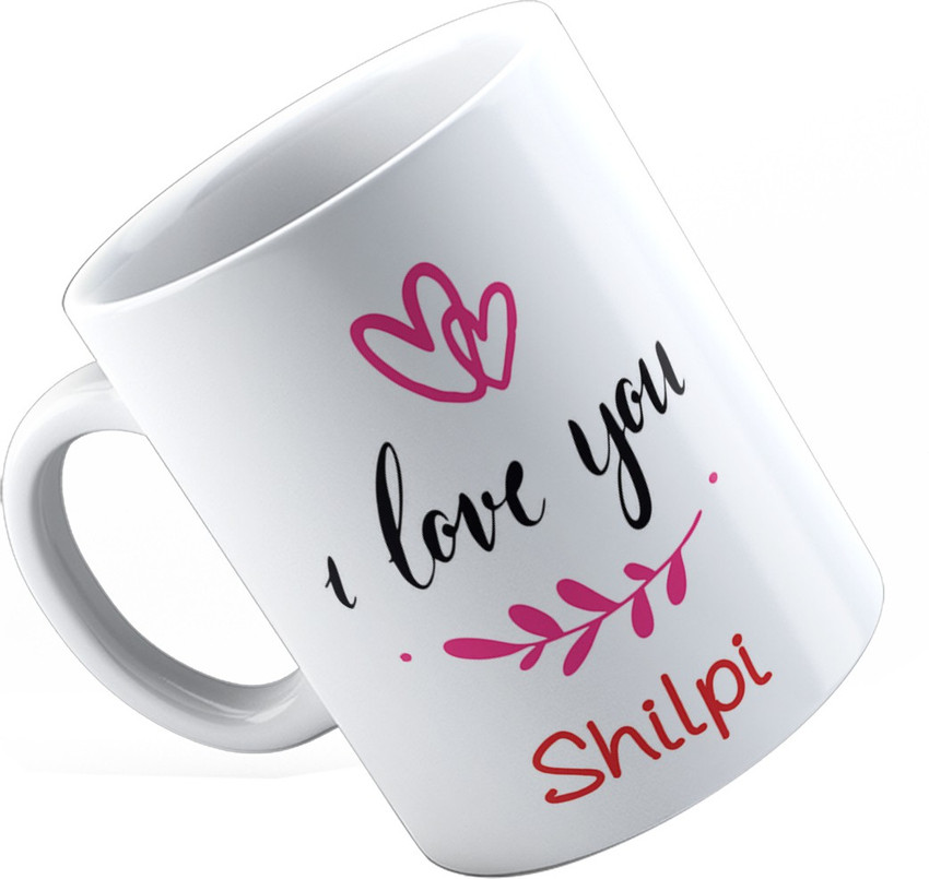 Shilpi I Love You Logo Beautum Shilpi I AM SORRY Printed White Model