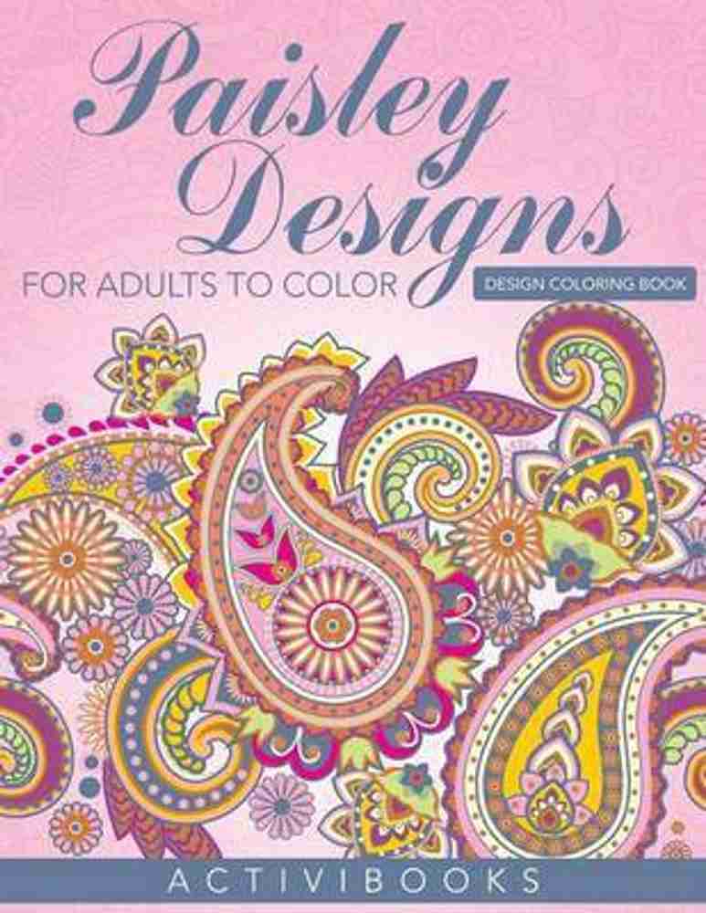 Paisley Designs Coloring Book