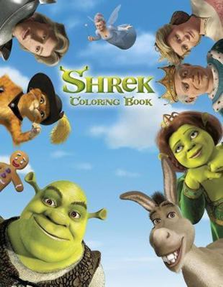 shrek 2 coloring book pages