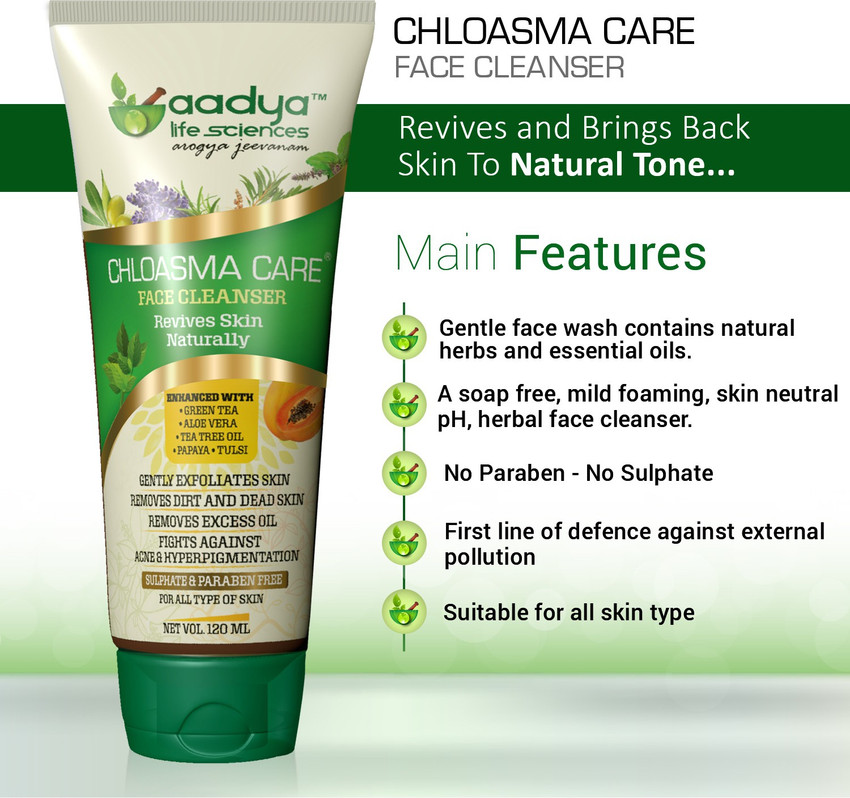 Aadya Life Sciences LLP Chloasma Care Cream and Face wash Combo pack of One each