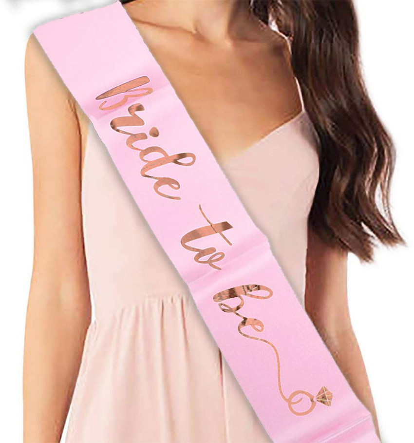 Pink Bride To Be Sash