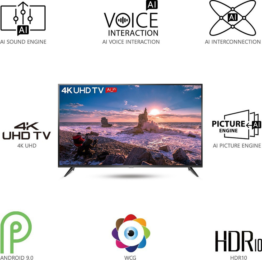 iFFALCON AI Powered K31 125.73 cm 50 inch Ultra HD 4K LED Smart Android TV with HDR 10 Online at best Prices In India