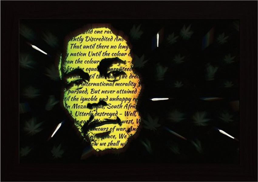 Bob Marley Weed Poster