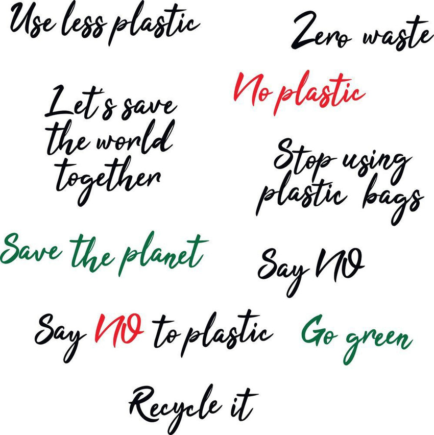 No Plastic Quotes